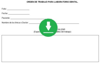 Descargar: formato de orden de laboratorio dental editable en word – hr ...